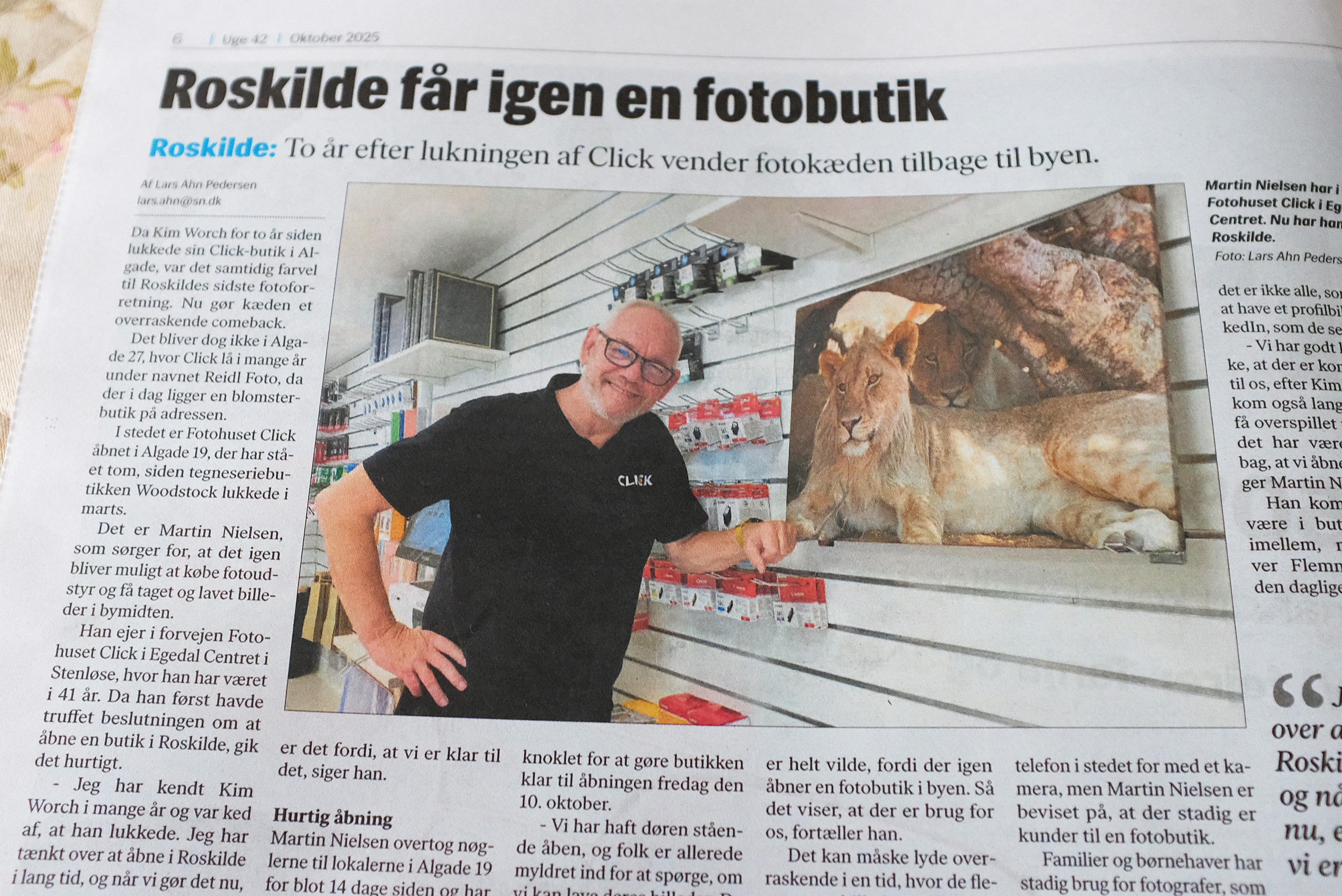 Roskilde-bloggen # 3190: Ny fotobutik. - Fotosidan